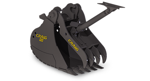 EXB-HDINT Integrated Thumb Trenching Bucket – Craig Attachments